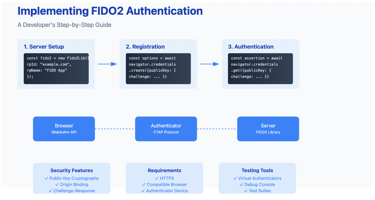 FIDO2 Authentication Guide: Implementation for Developers